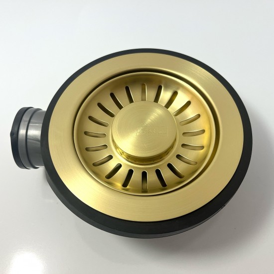 Semi Integrated Strainer Waste - Gold