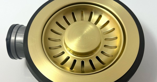 Semi Integrated Strainer Waste - Gold