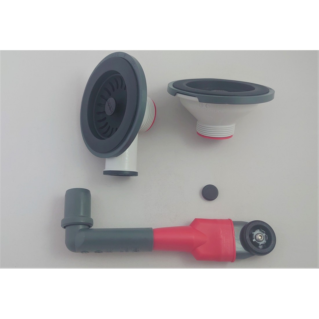 Manual Waste Kit Set 2 Bowl - Matte Black